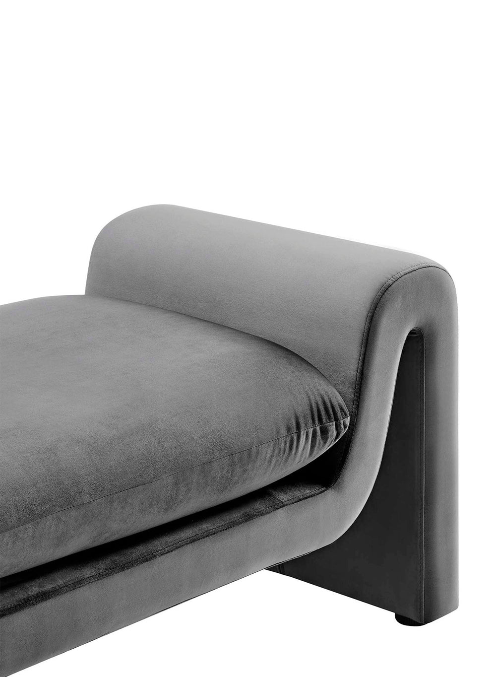 Ripple Velvet Bench
