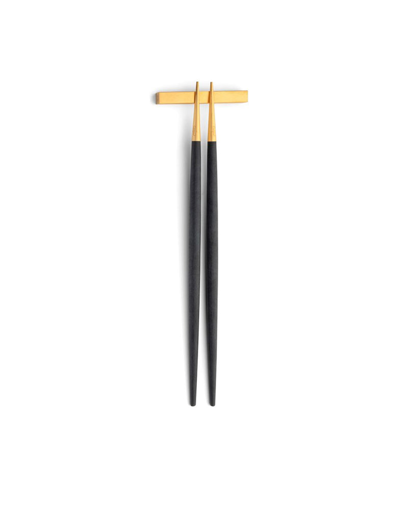 Cutipol Goa Flatware, black/gold