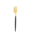 Cutipol Goa Flatware, black/gold