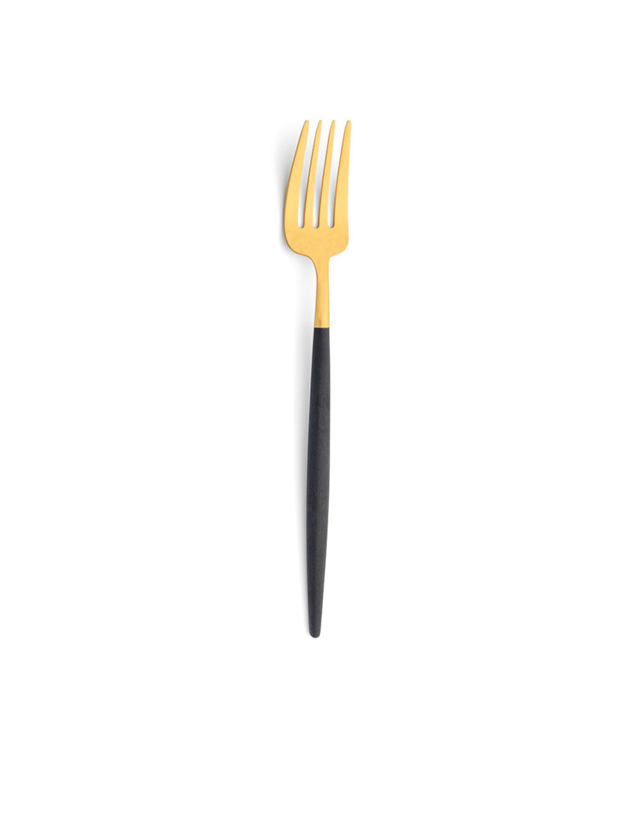 Cutipol Goa Flatware, black/gold